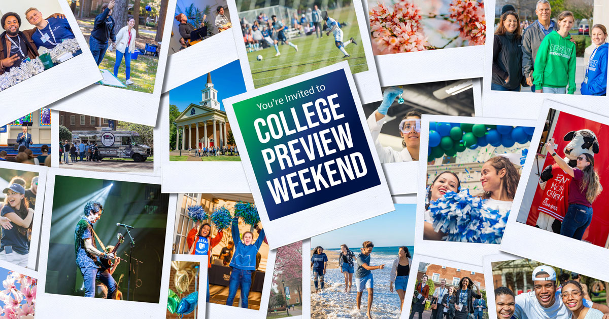 College Visits — College Preview Weekend | Regent University